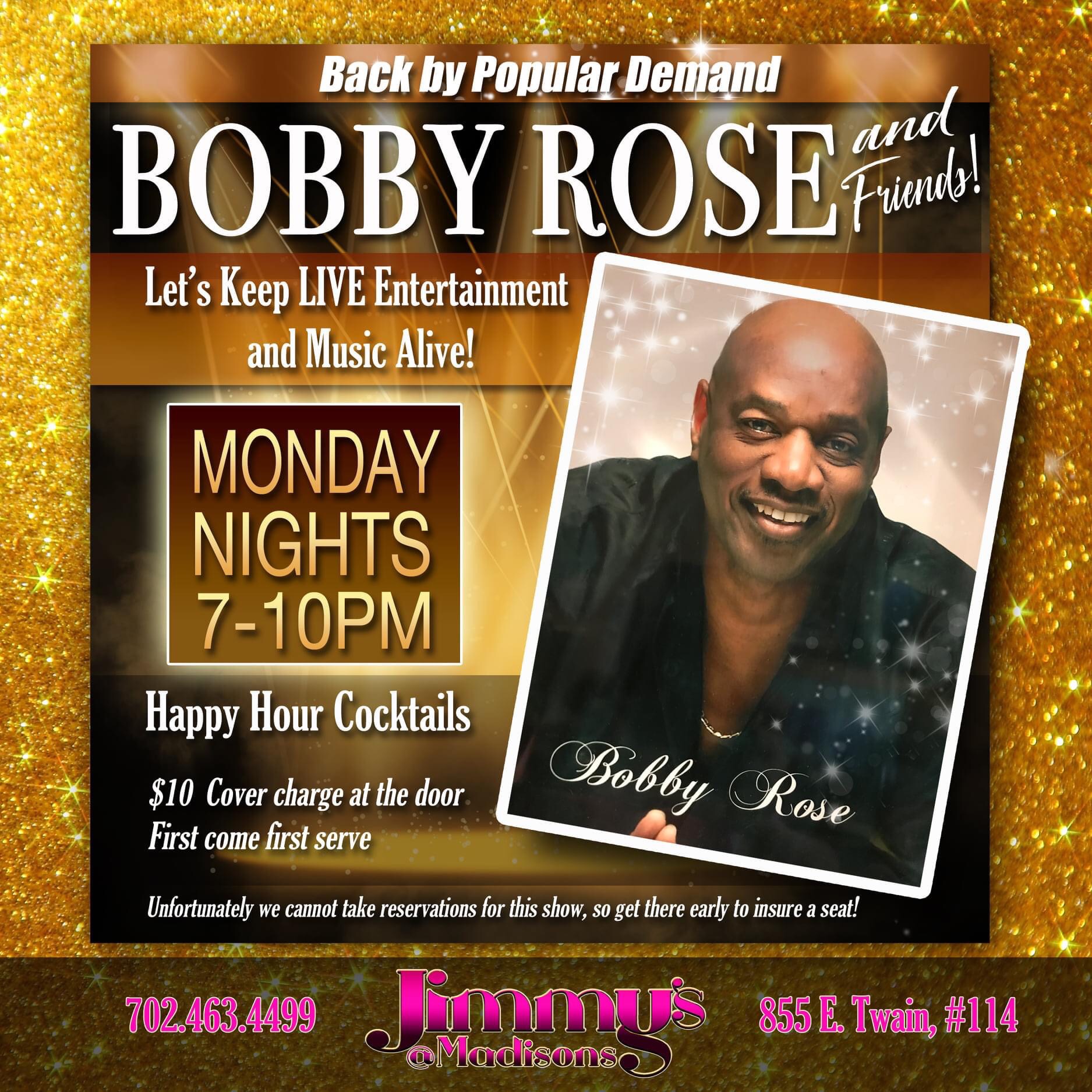 Bobby Rose & Friends at Jimmy’s @ Madisons #LasVegas 2021 – Lady Flava News