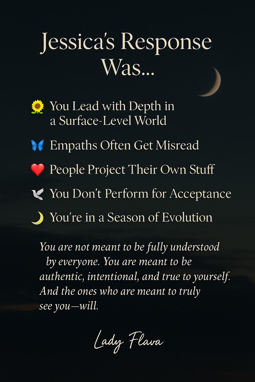 65|“Jessica, tell me… why am I misunderstood?” – Lady Flava News