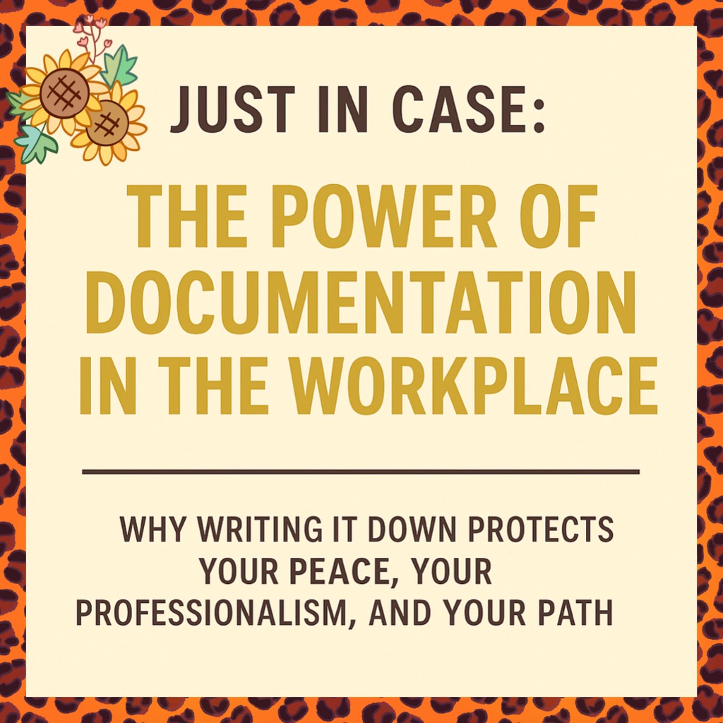 📝 Just In Case: The Power of Documentation in the Workplace – Lady ...