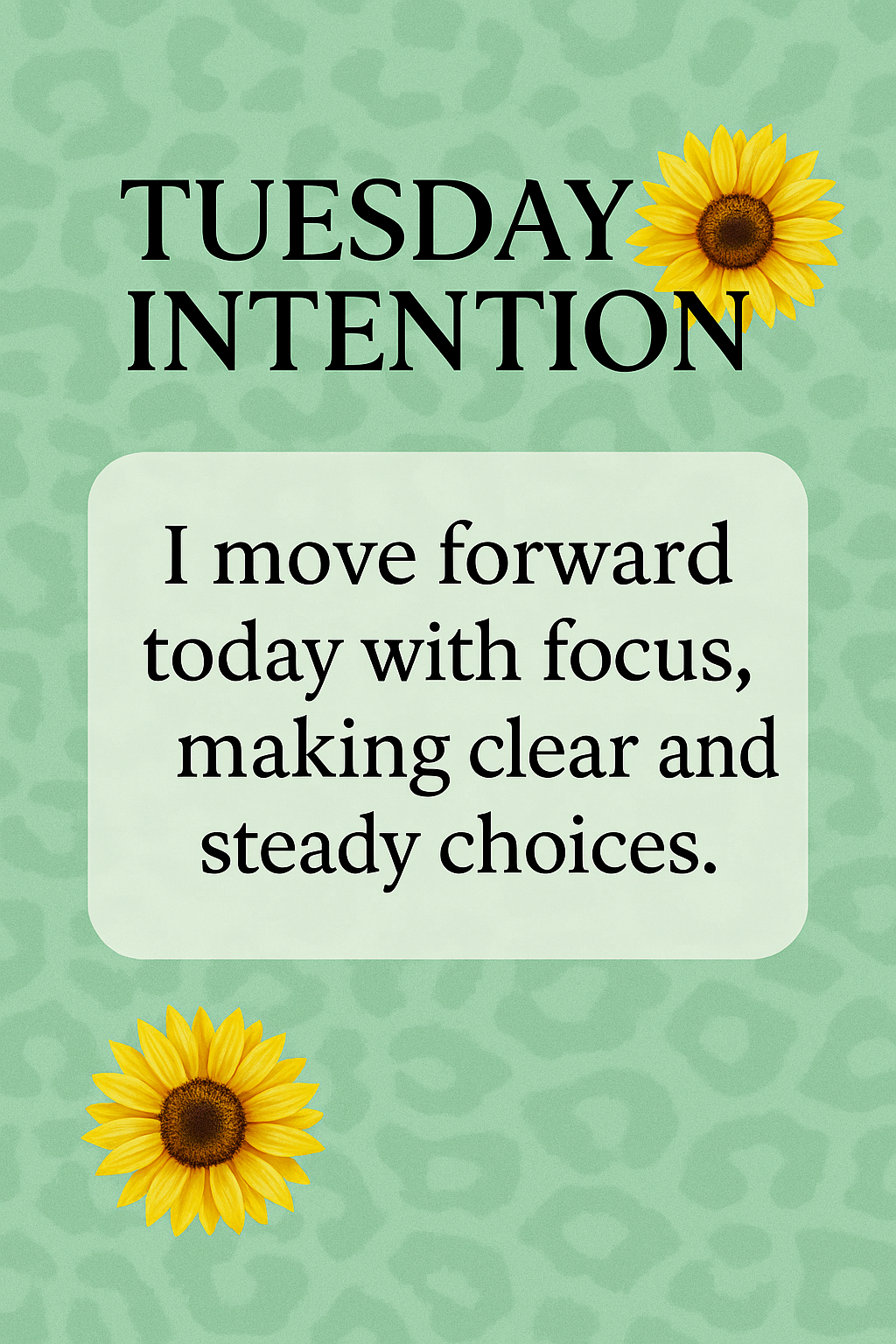 Life|Tuesday’s Intention – Lady Flava News