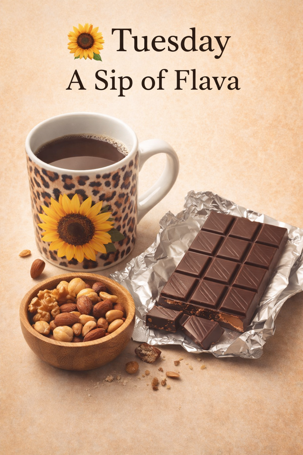 ASipOfFlava|Mixed Nuts & A Dark Chocolate Bar – Lady Flava News