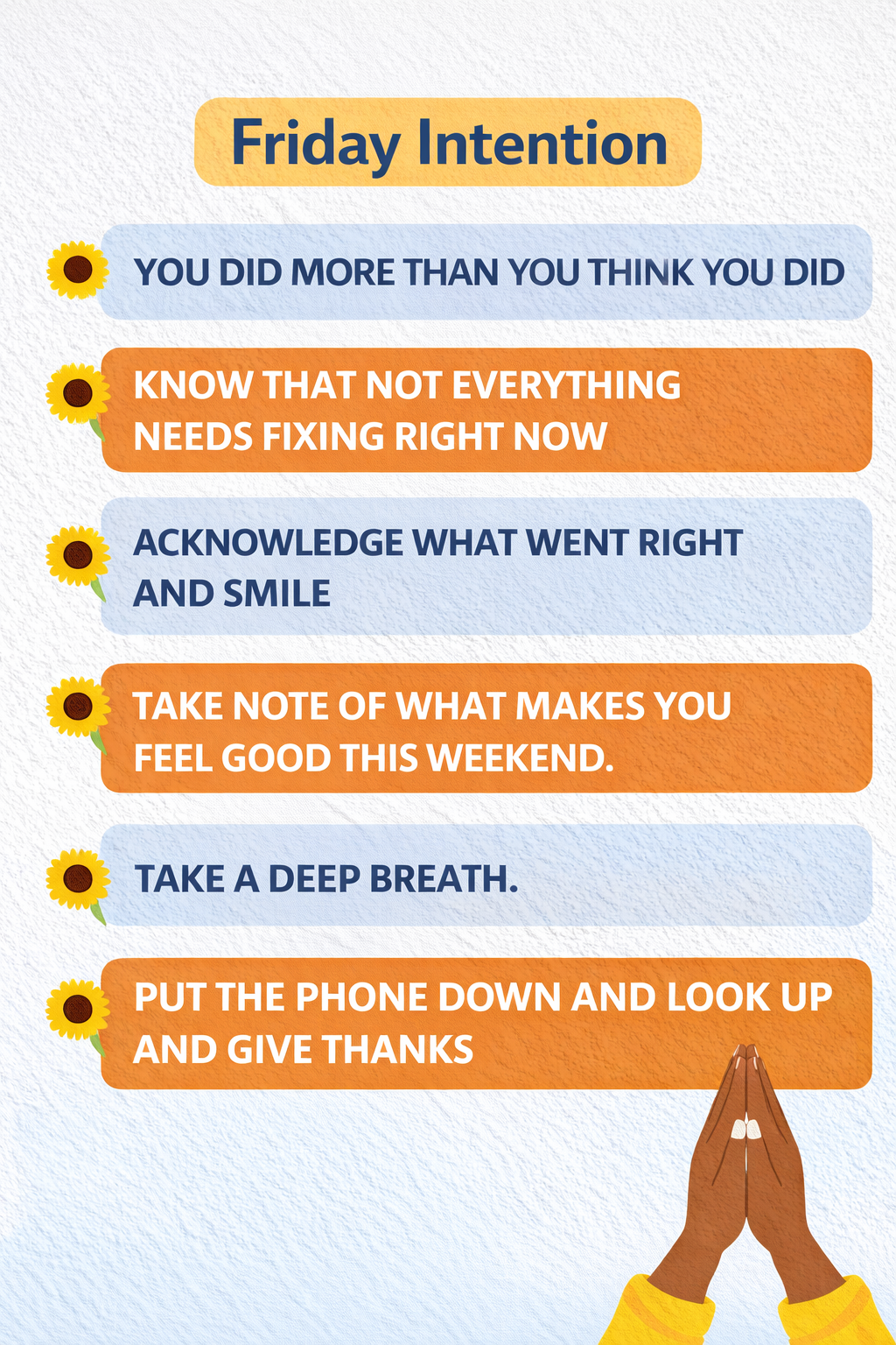 Daily Intention|Friday – Lady Flava News